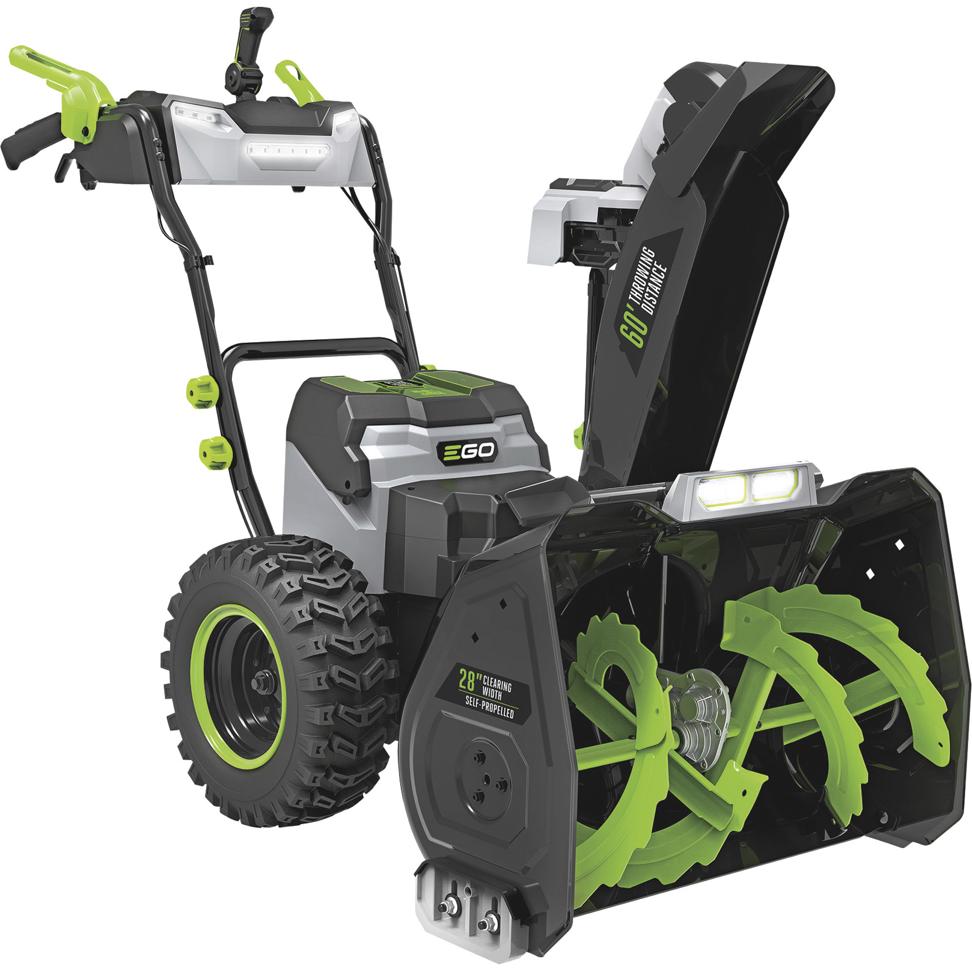 Ego Power Cordless 2 Stage Self Propelled Snow Blower With Steel Auger